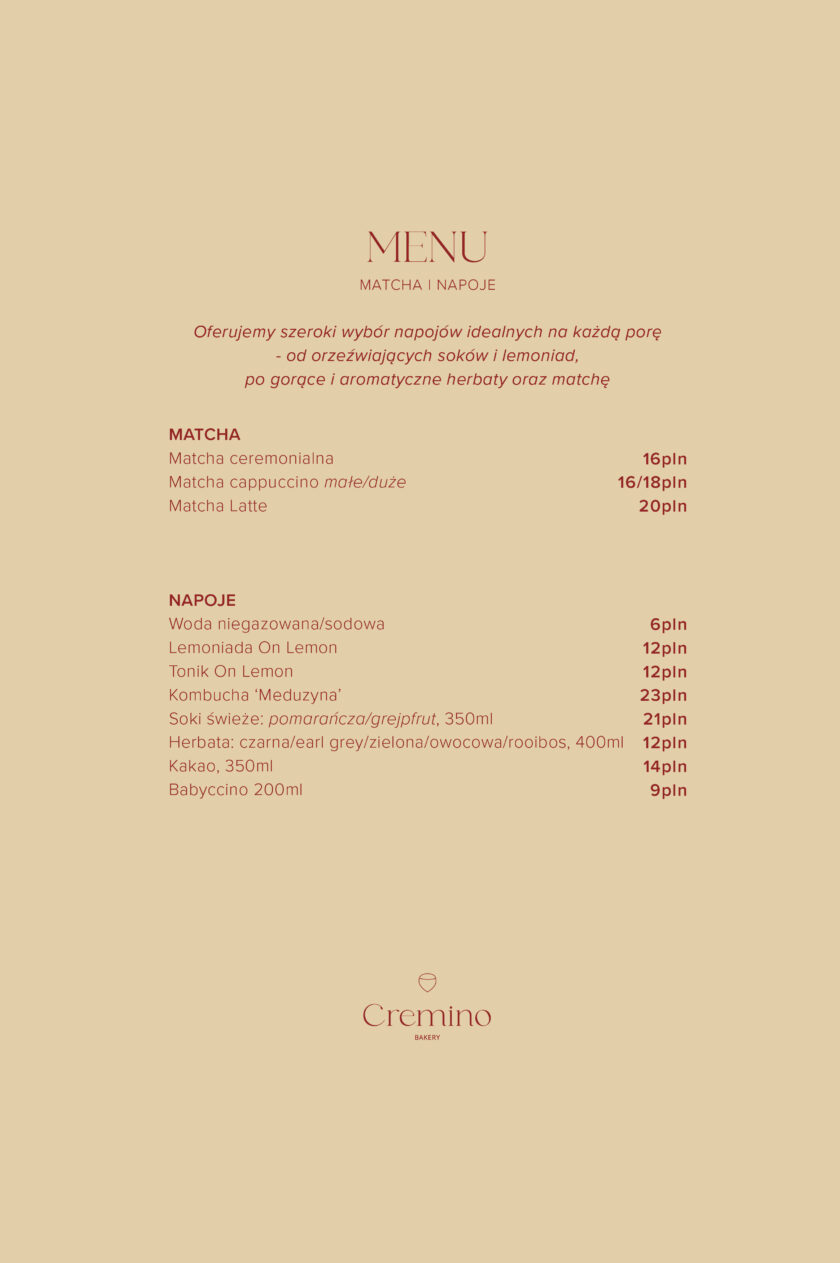 Cremino – Cremino Homemade Bakery to domowe wypieki stworzone z ...